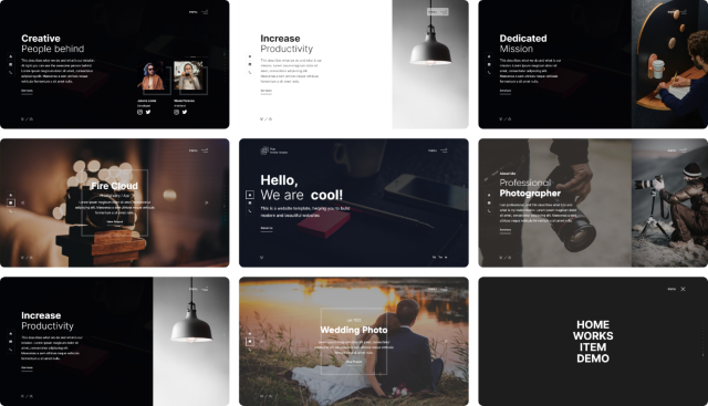 Smoothux - Beautiful portfolio website template by Highhay
