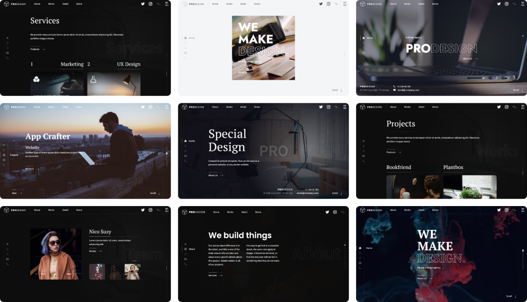 Smoothux - Beautiful portfolio website template by Highhay
