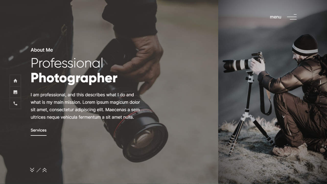 Smoothux - Beautiful portfolio website template by Highhay