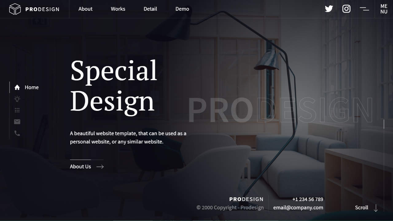 Smoothux - Beautiful portfolio website template by Highhay